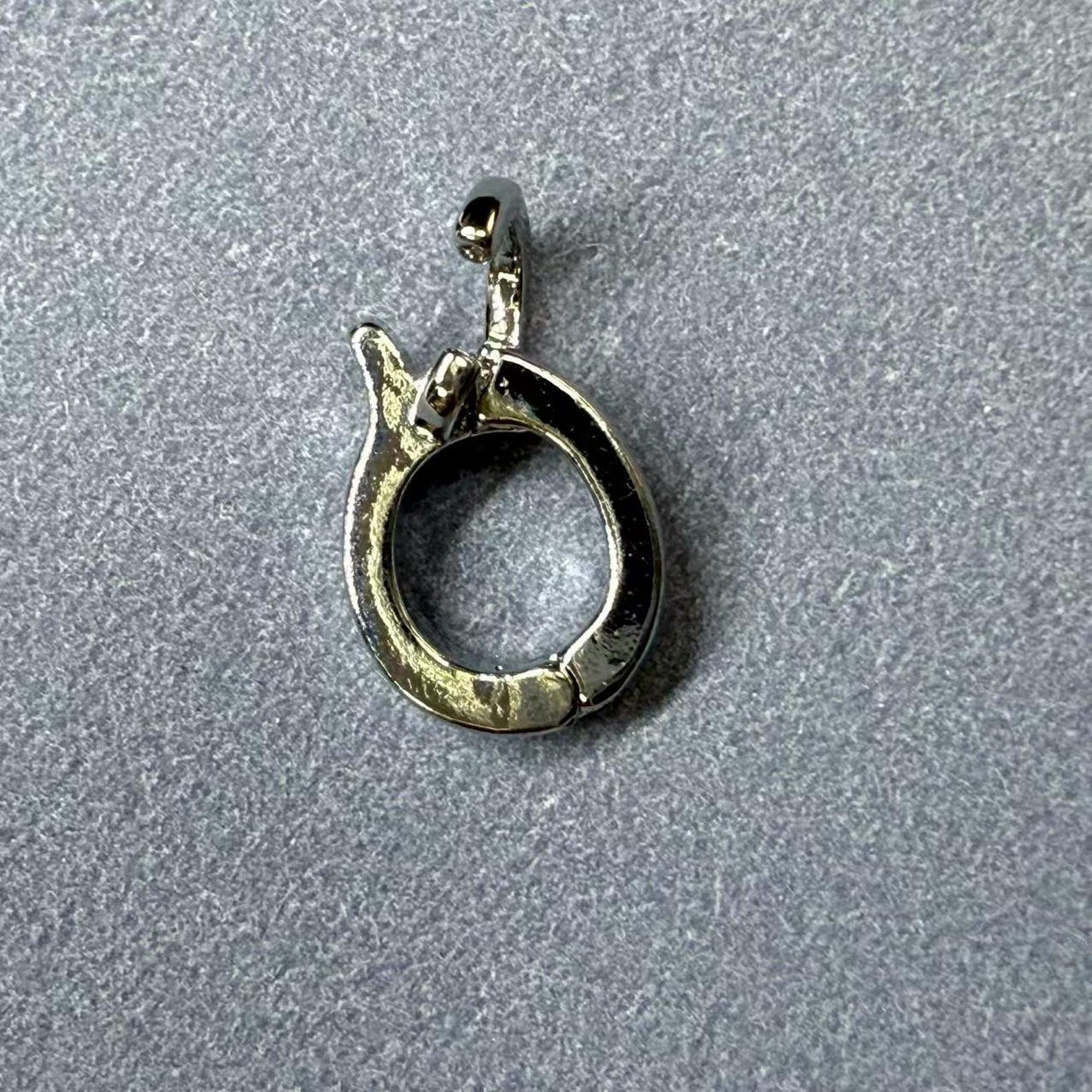 14K Gold Plated Oval Clasp, Push Gate Clasp for Jewelry Making Supplies ...