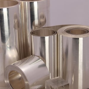 Sterling Silver Wide Slice Blanks, S9999 Silver Flat Sheet, Sheet Ring ...