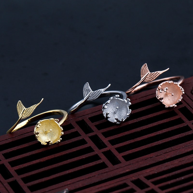 Silver Mermaid Ring - Etsy