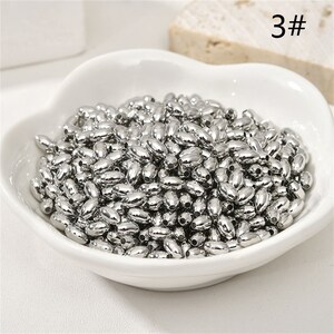 14K Gold Rice Beads, Oval Beads, Rice Bead, Loose Gem Beads, Bracelet ...