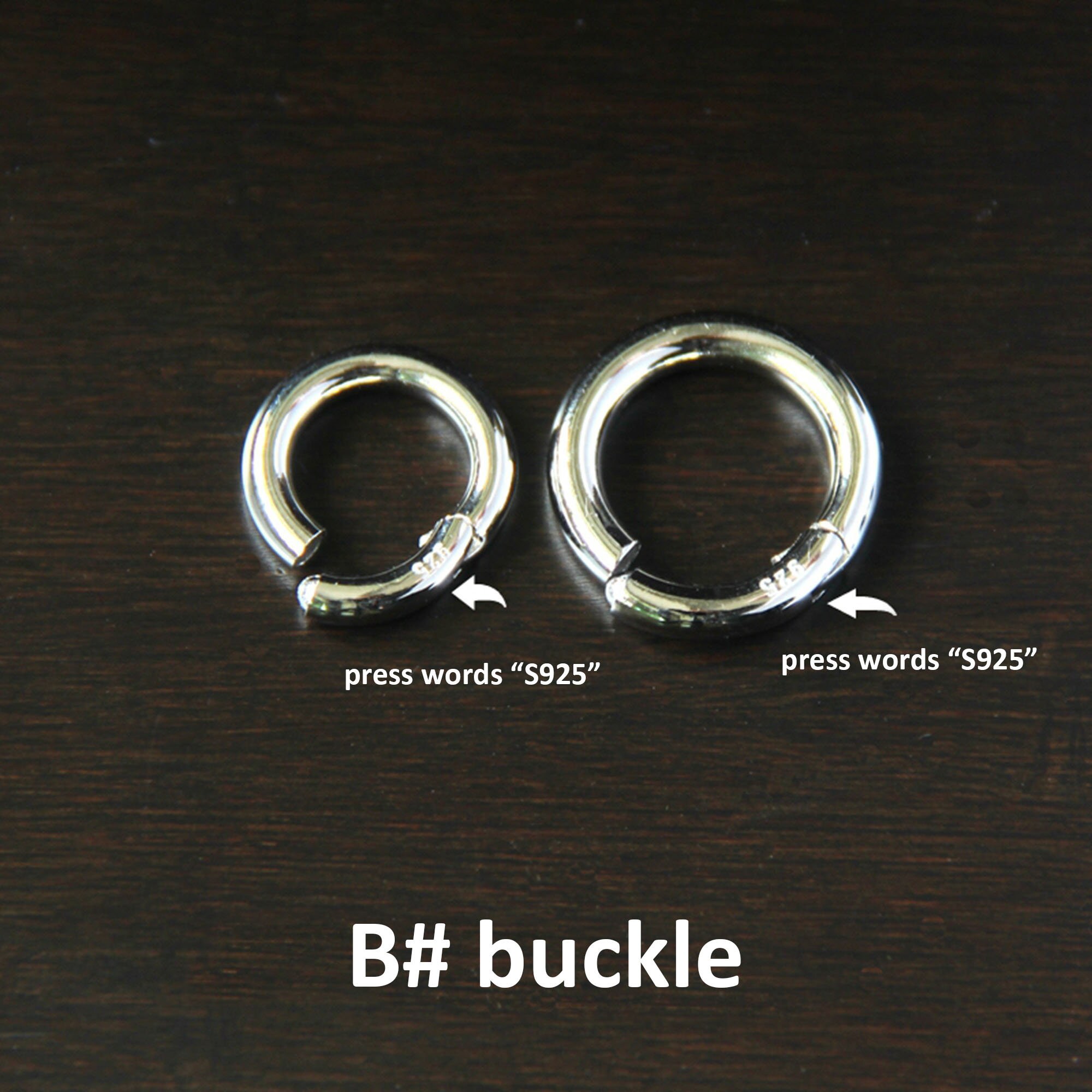 Sterling Silver Circle Clasp S925 Silver Spring Round Pearl - Etsy