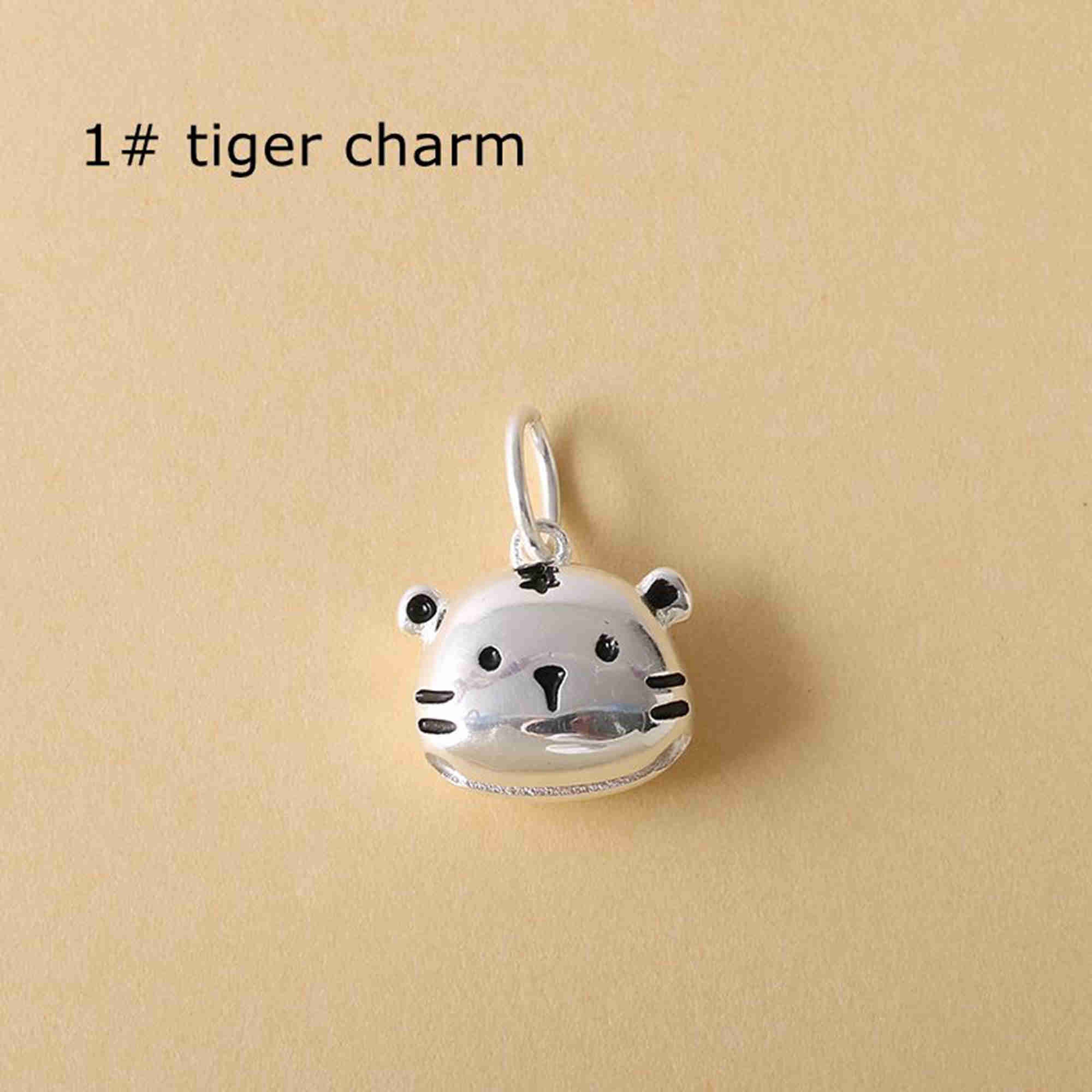 Sterling Silver Tiger Bell Charm Pendant Bell Jewelry Tiger - Etsy