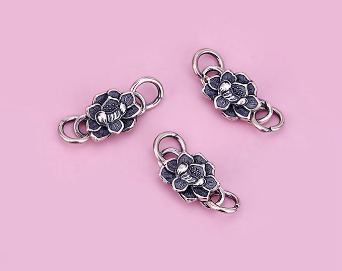 Sterling Silver Dragon Head Clasps S925 Silver Hook Clasp for | Etsy