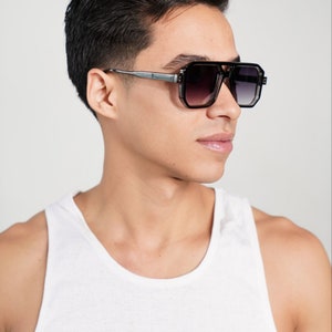 Popping Black Gradient Tint and Frame Sunglasses - Etsy