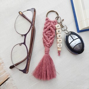 Boho Keychain With Name, Custom Key Chain, Customized Keychain ...