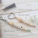 Name Tag, Wooden Bead Name, Personalized Gift, Name Keychain, Gifts for ...