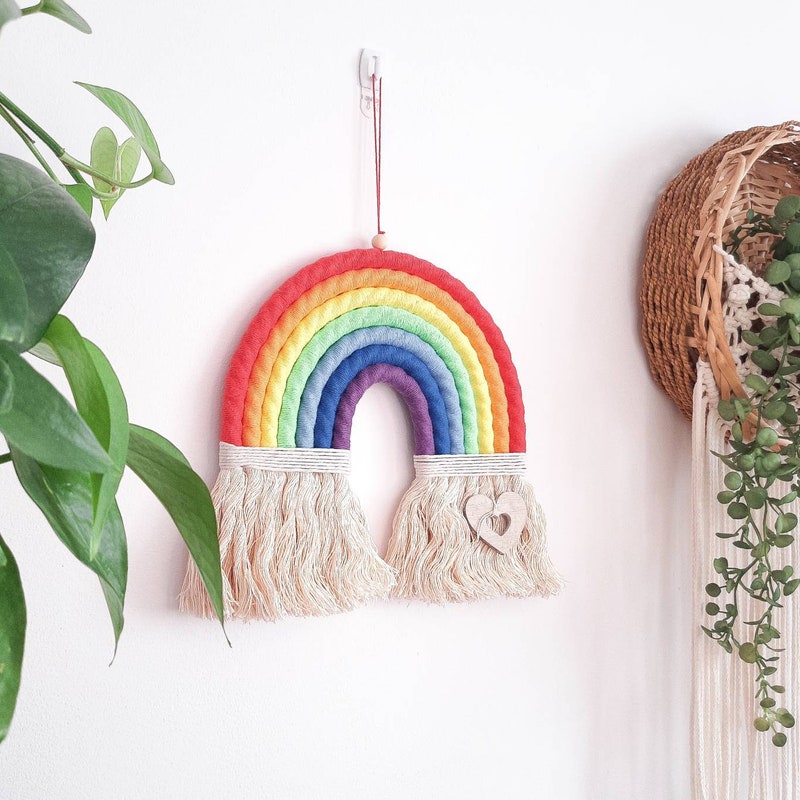 Rainbow Macrame - Etsy