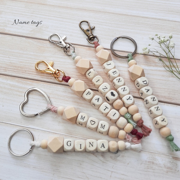 Name Keychain - Etsy
