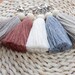 Tassel Keychain Bag Charm Boho Car Accessories Key Clip Car Key Chain ...