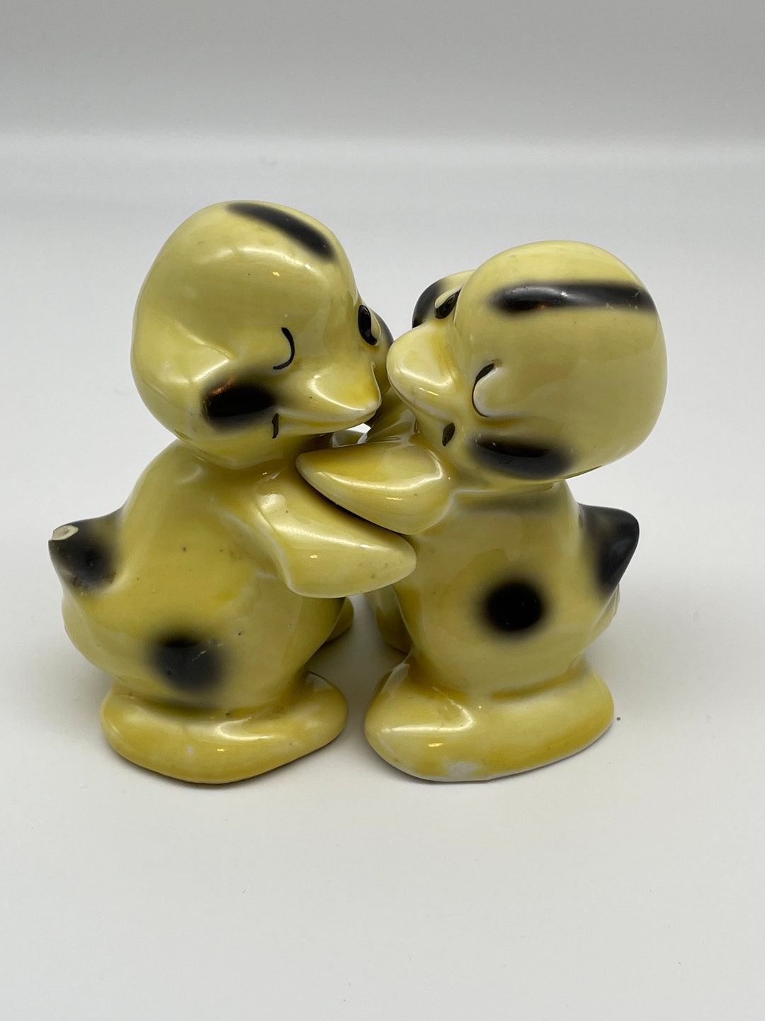 Vintage Van Tallinger Hugging Ducks Salt and Pepper Shakers - Ceramic ...