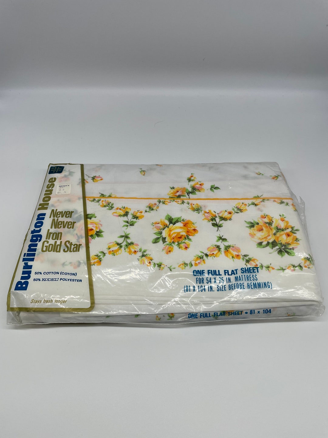 Vintage NOS -original Packaging Burlington House "never Never Iron Gold ...