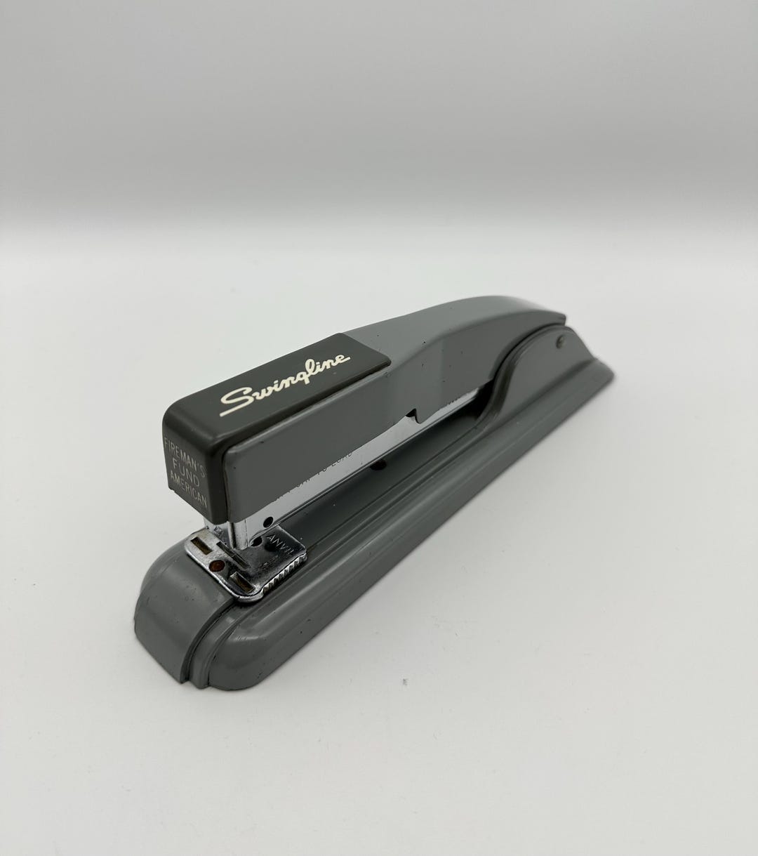 Vintage Swingline Model 27 Stapler -gray/ Slate - Fireman's Fund ...