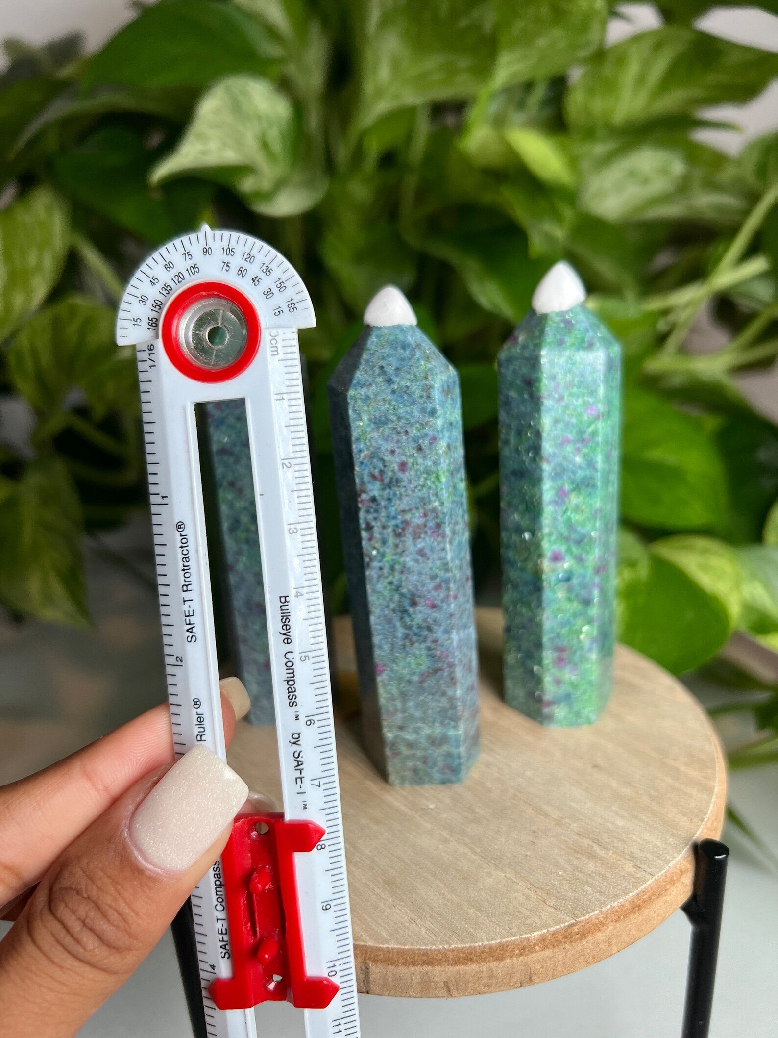 Ruby in Kyanite, UV Reactive, Black Light Tower - Etsy