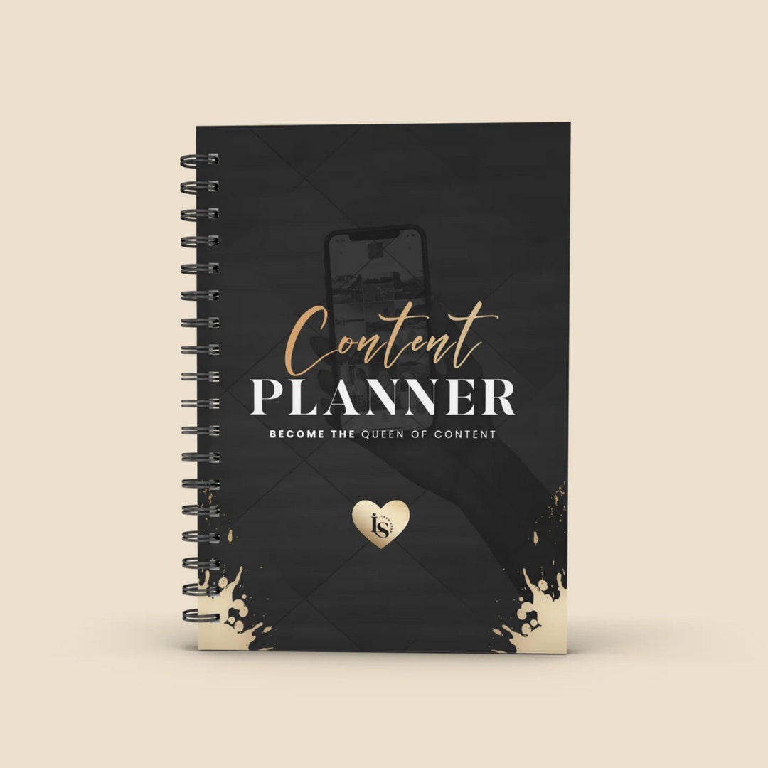 Social Media Planner| Content Planner | Youtube Planner | Instagram ...
