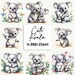 Cute Watercolor Koala Clipart Bundle, 14 High-quality Pngs, Nursery ...