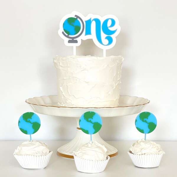Onederful World Cake Topper - Etsy