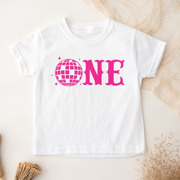 Disco Ball One Birthday Shirt - Etsy