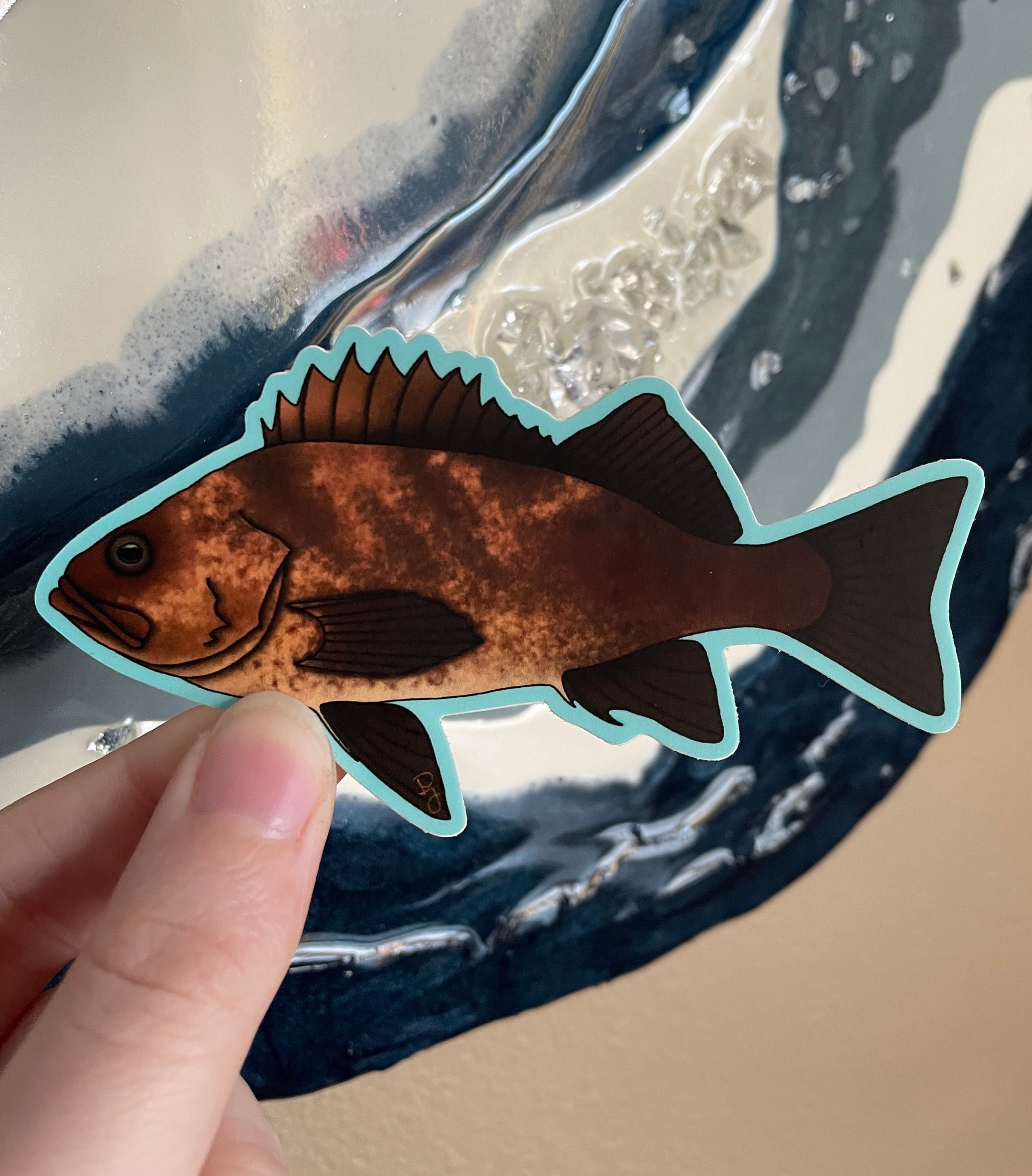 Alaska Rockfish Sticker Weatherproof Durable Vinyl - Etsy