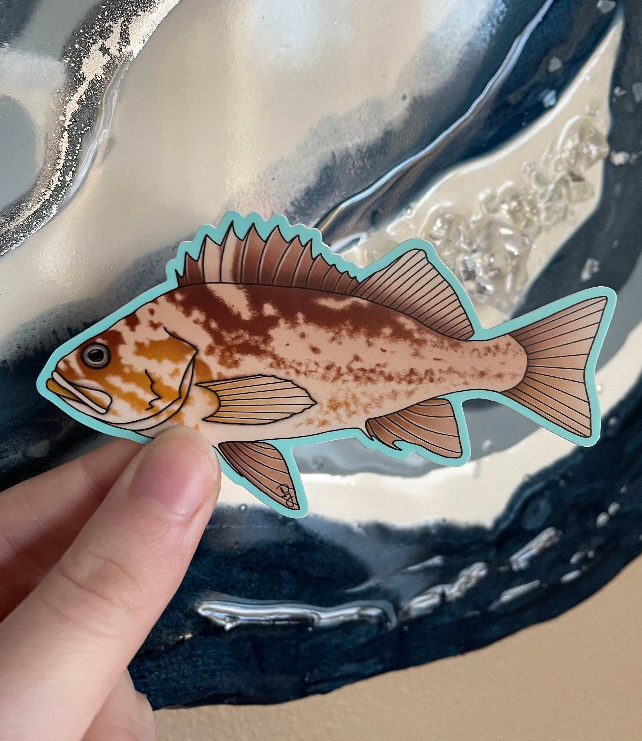 Alaska Rockfish Sticker Weatherproof Durable Vinyl - Etsy
