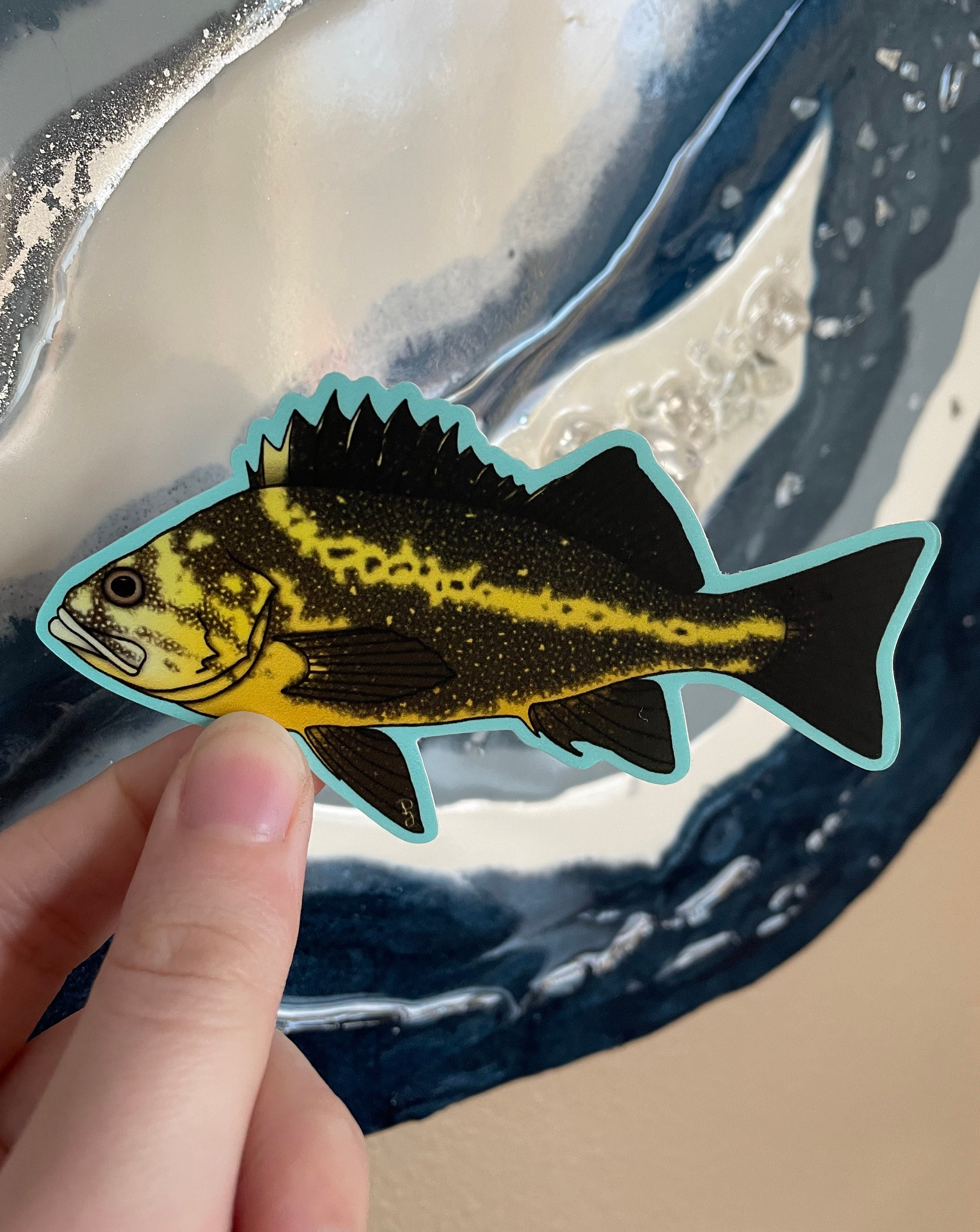 Alaska Rockfish Sticker Weatherproof Durable Vinyl - Etsy