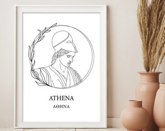 Athena Art Print - Etsy