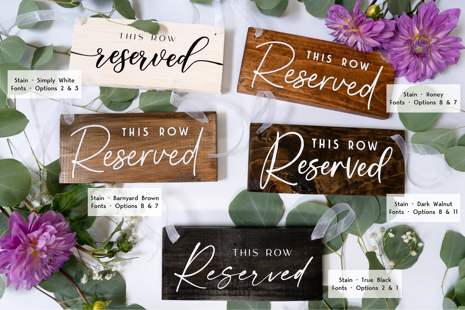 Reserved Sign | Wedding Sign | Rustic Hanging Decor | Wooden Sign ...