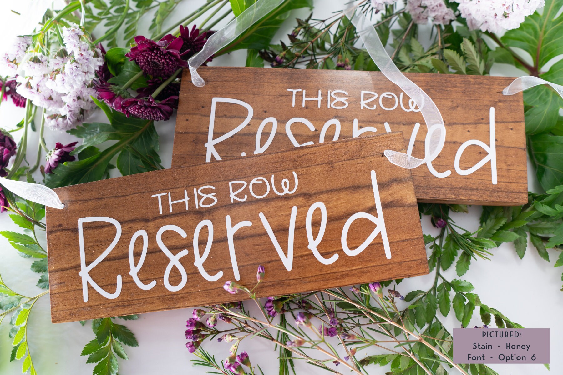 Reserved Sign Wedding Sign Rustic Hanging Decor Wooden Sign Wedding ...
