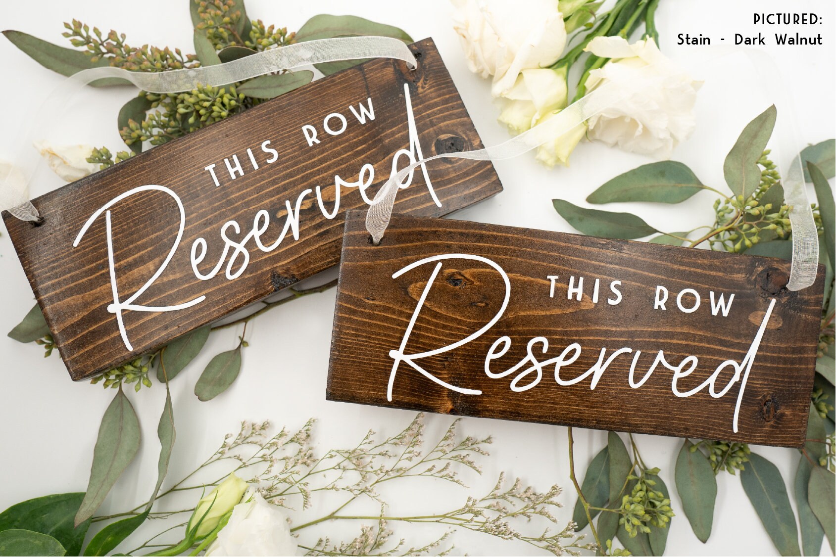 Reserved Sign | Wedding Sign | Rustic Hanging Decor | Wooden Sign ...