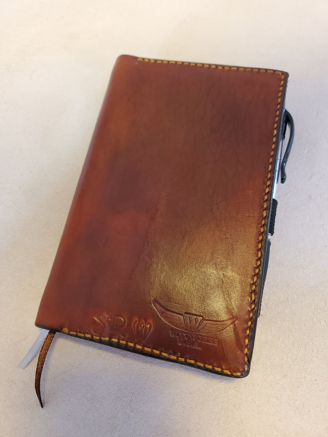Handmade Leather Journal Cover, Leather Journal Cover, Leather Journal ...