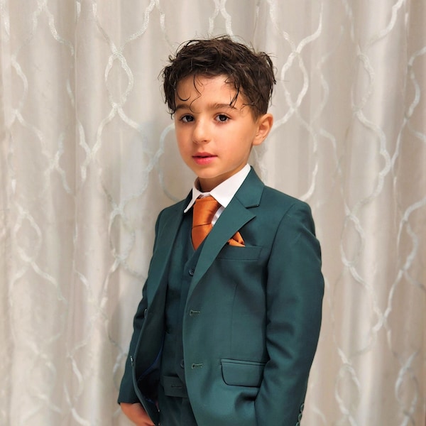 Emerald Green Boy Suit - Etsy