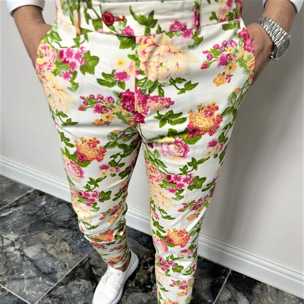 Mens Multi Color Pants - Etsy