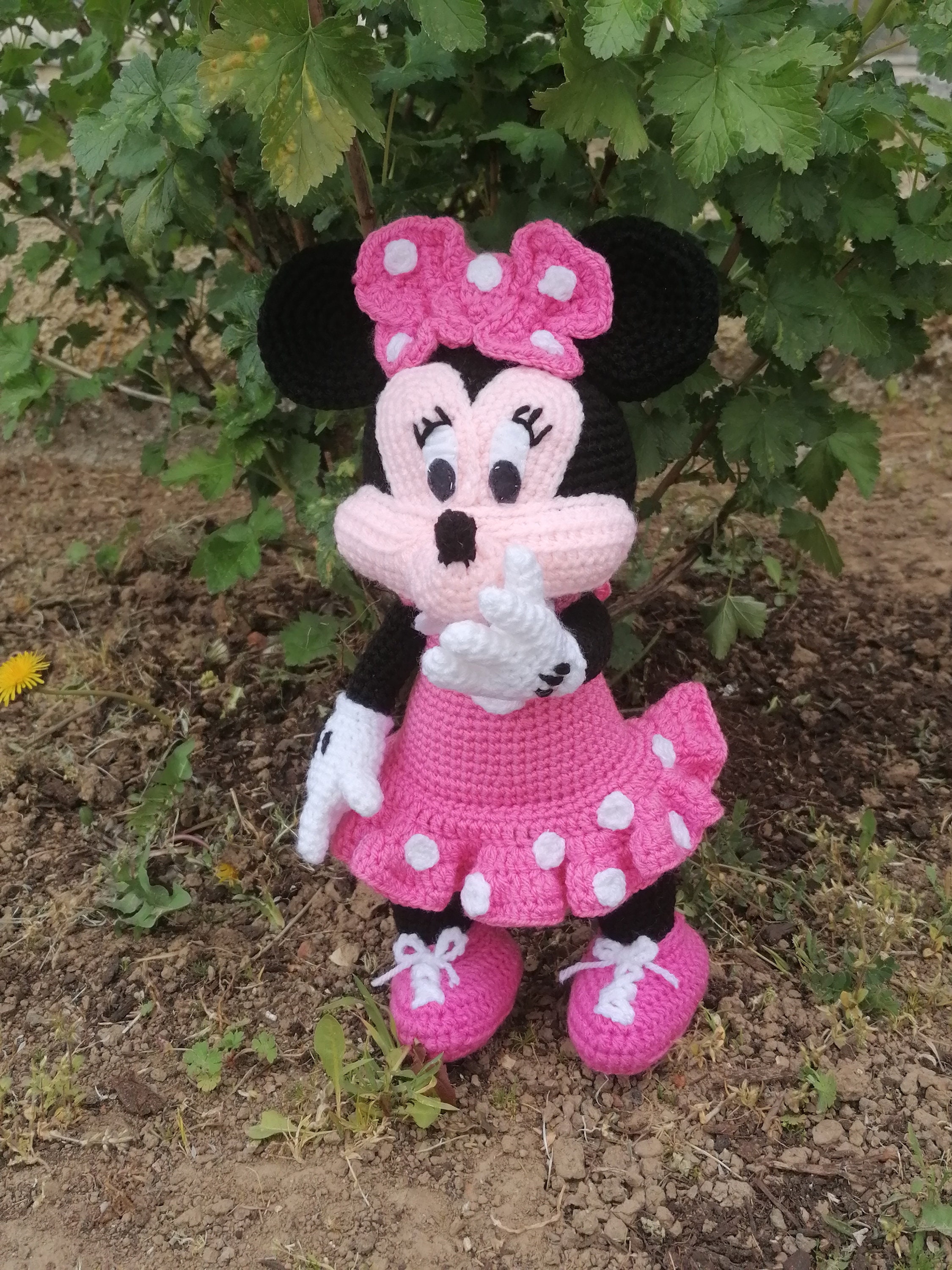 Tutorial pattern Amigurumi Minnie french, English - Etsy