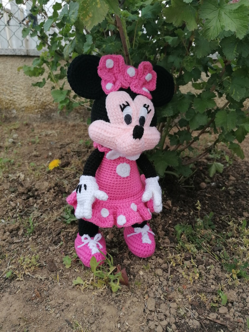 Tutorial pattern Amigurumi Minnie french, English - Etsy
