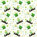 Seamless St Patrick's Day Digital Paper Lucky Leprechaun Repeat Pattern ...