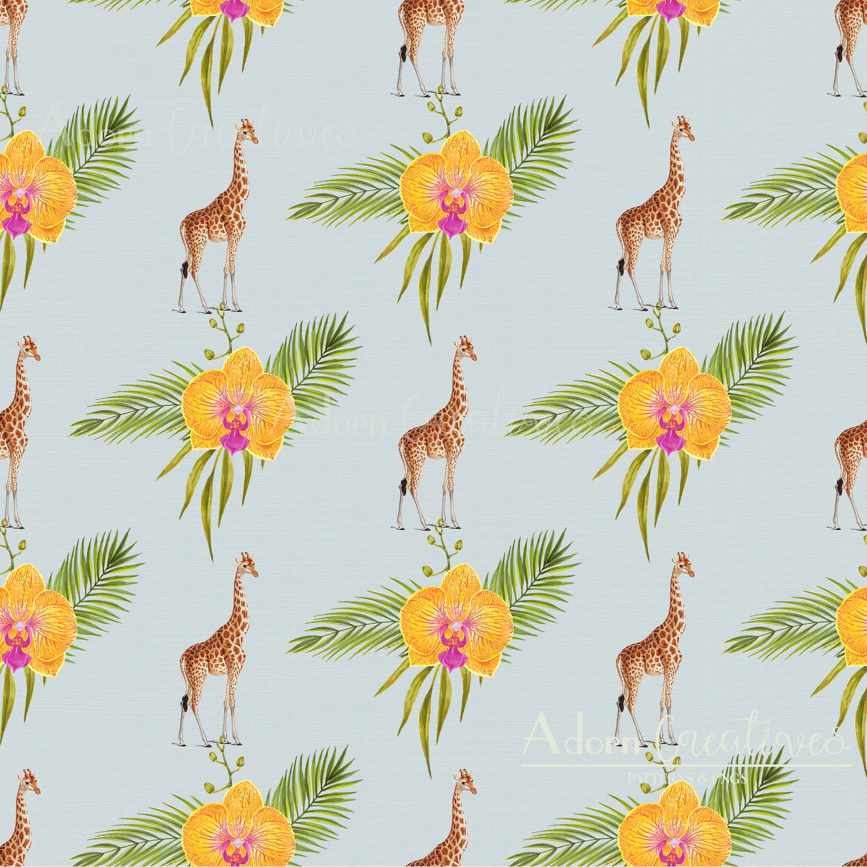 Jungle Digital Paper Scrapbook Paper Seamless Patterns Digital ...