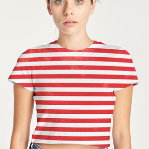 Americana Stripe Seamless Pattern, Watercolor Red and White Stripes ...