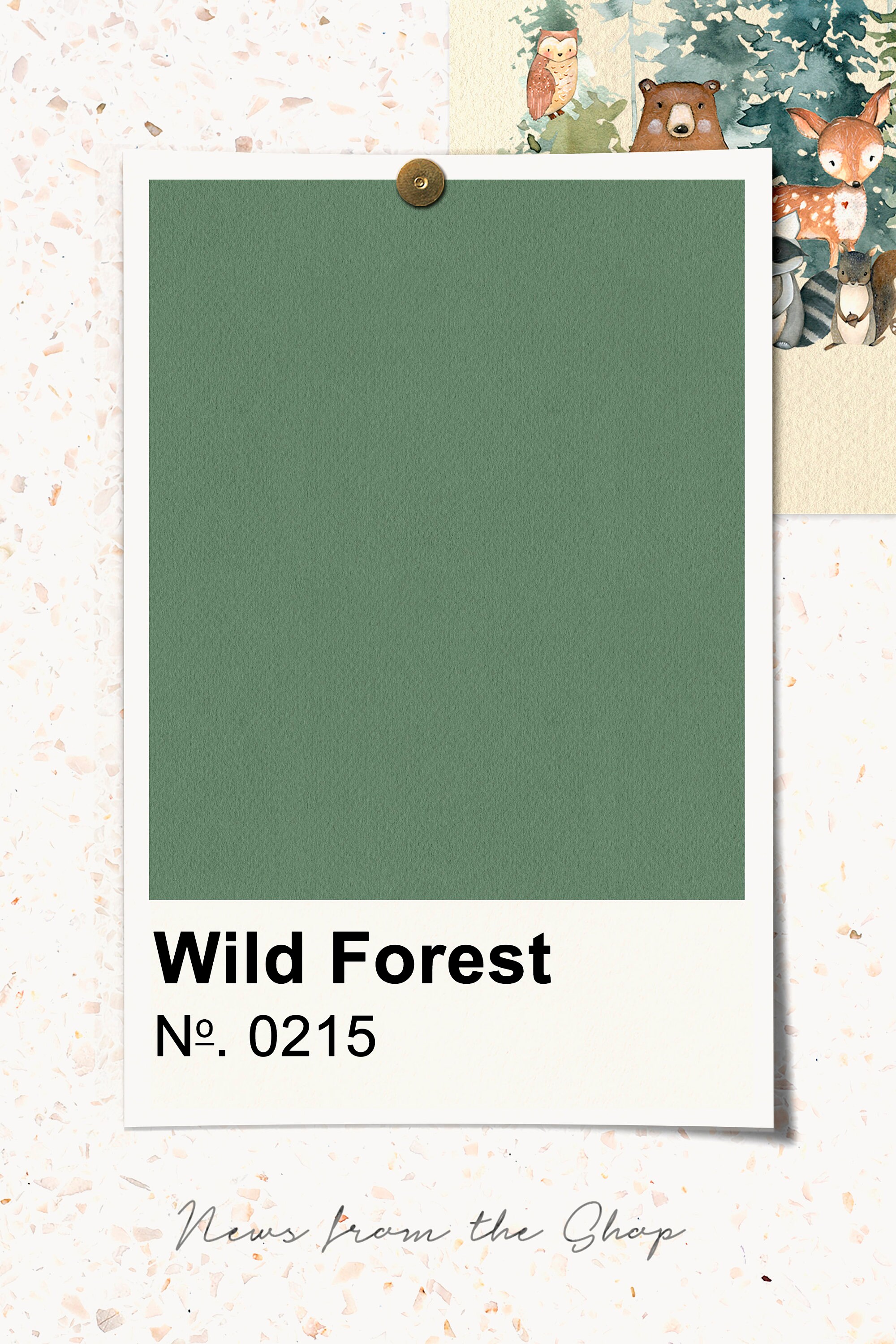 Watercolor Forest Seamless Repeat Pattern File Deep Woods - Etsy