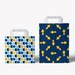 Doodle Digital Paper Set - Scrapbook Paper Pack - Blue and Gold Crafts ...