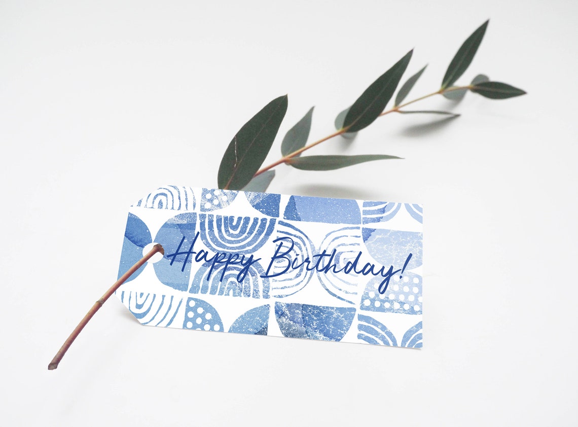 Indigo Blue Watercolor Paper Set Digital Scrapbook Paper | Etsy