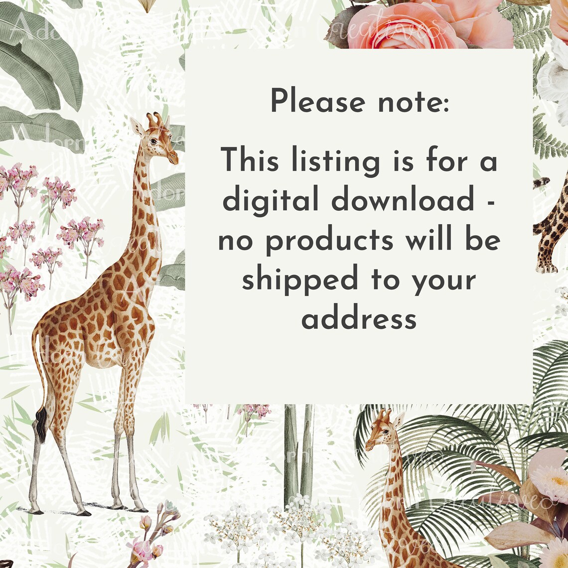 Woodland Animals Digital Paper Set Seamless Scrapbook Paper - Etsy