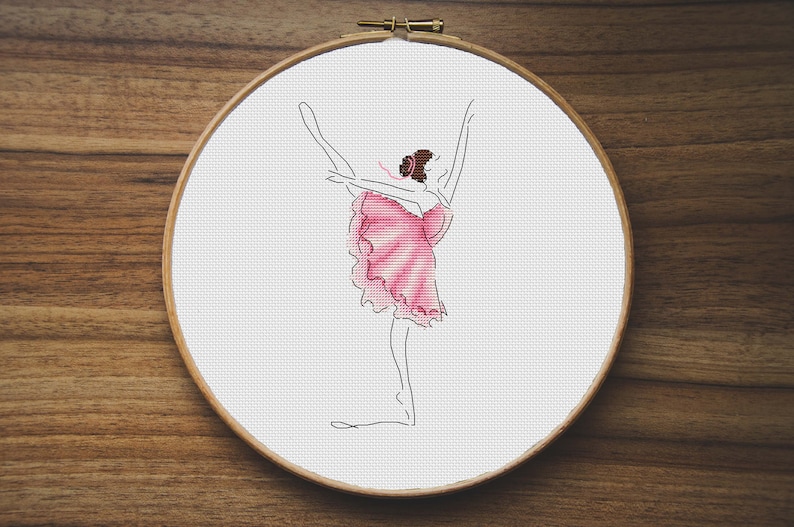 Ballerina Cross Stitch Pattern Dancer Cross Stitch Girl - Etsy