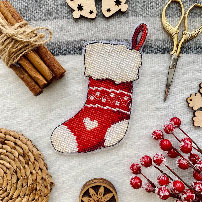 Cross Stitch Pattern Christmas Stocking Christmas - Etsy