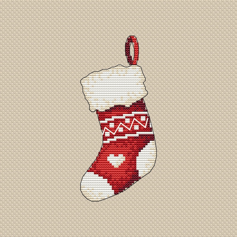 Cross Stitch Pattern Christmas Stocking Christmas - Etsy