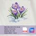 Crocuses Cross Stitch Pattern: Spring Flower Embroidery Design (PDF ...
