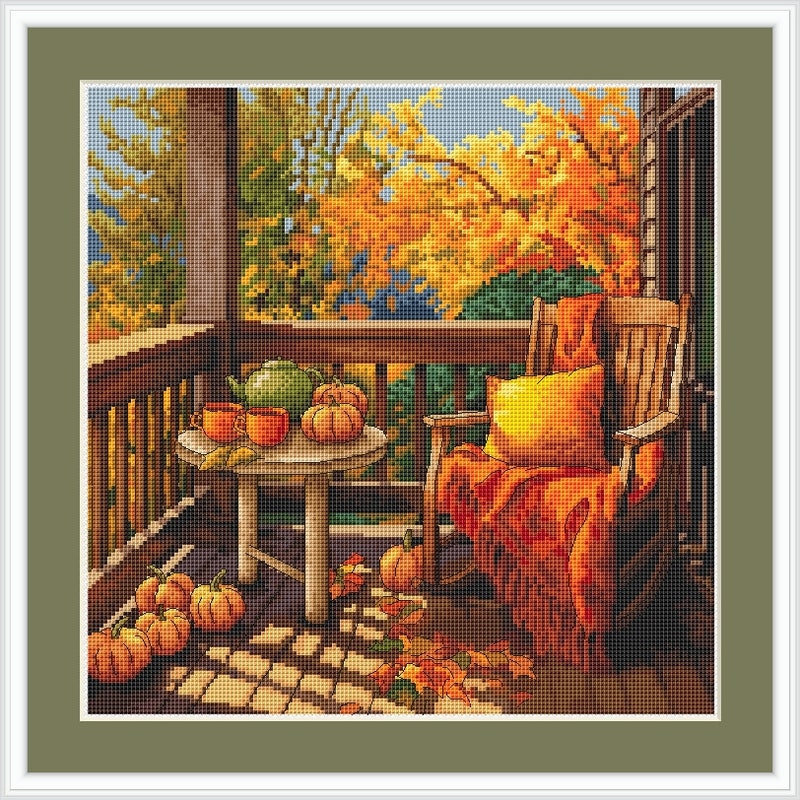 Cross Stitch Autumn - Etsy