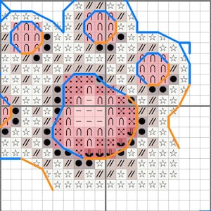 Cat Paws Cross Stitch Pattern - Counted Cross Stitch Chart Instant ...