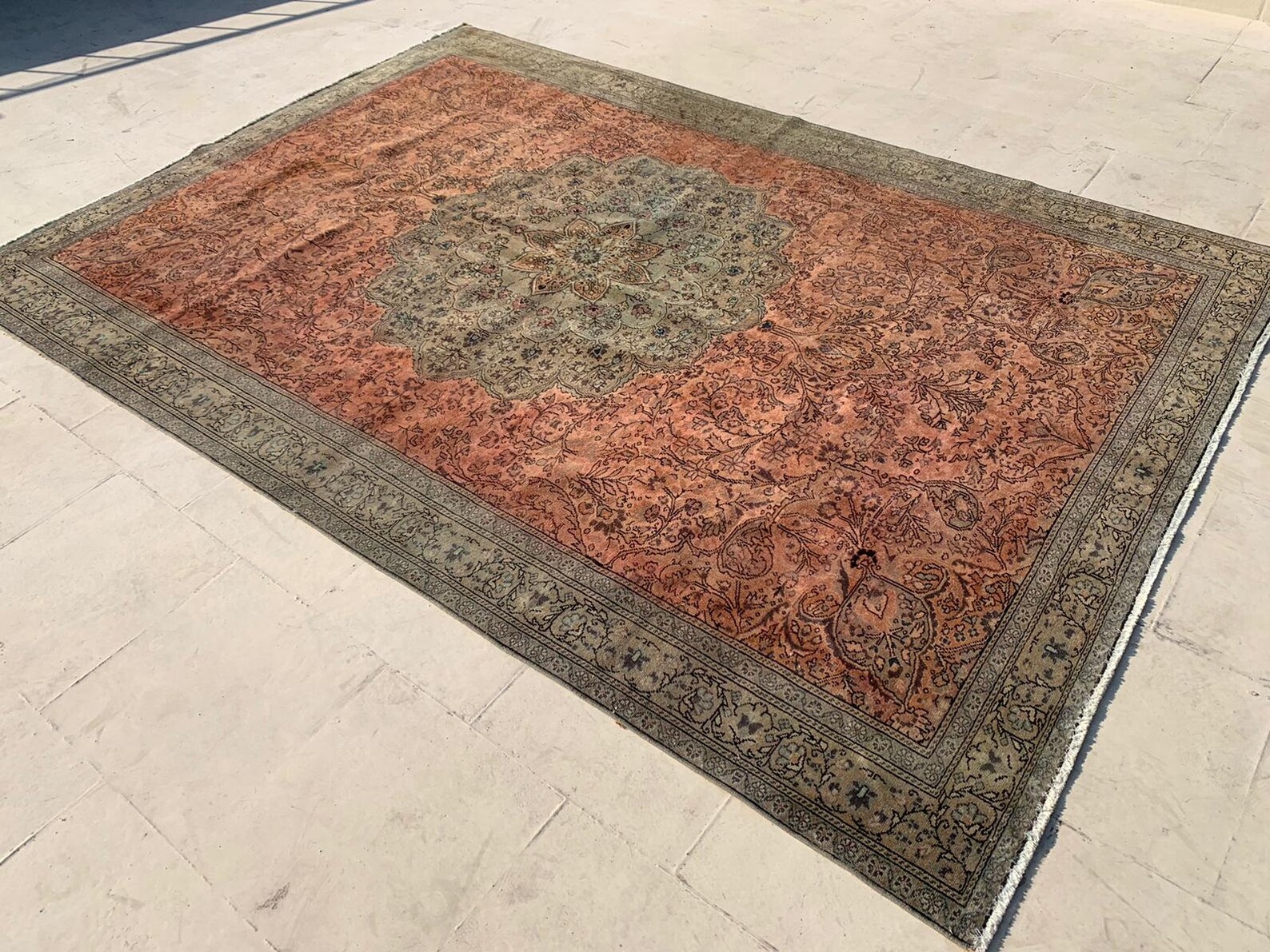 Traditional Old Vintage Carpet Wool and Cotton | Etsy