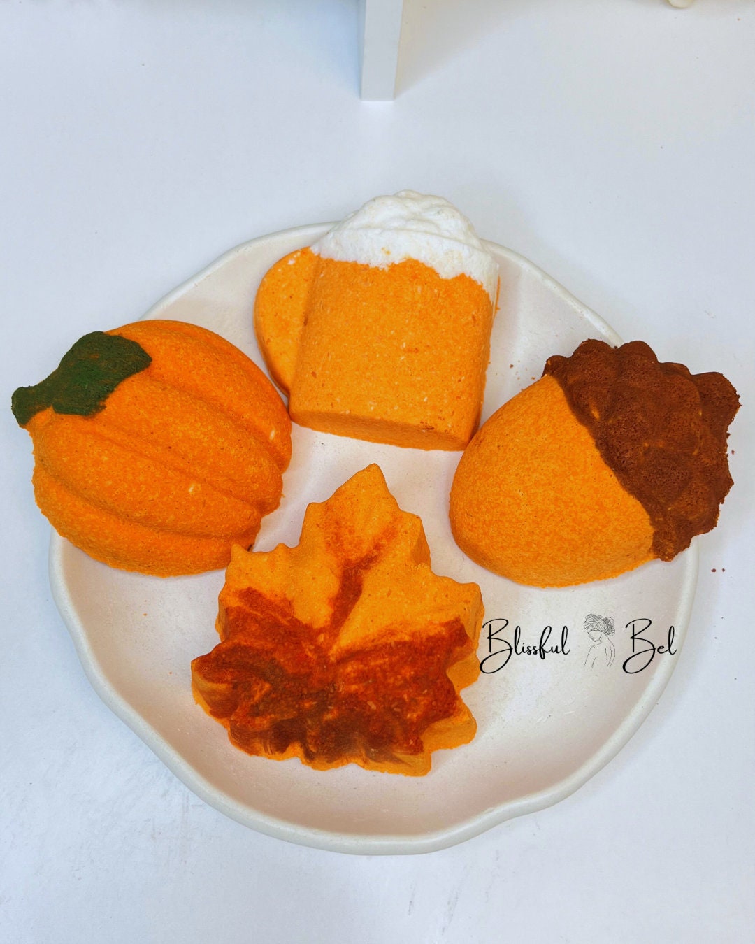 4 Pack Fall Bath Bomb Gift Box, Acorn Bath Bomb, Mapple Leaf Bath Bomb ...