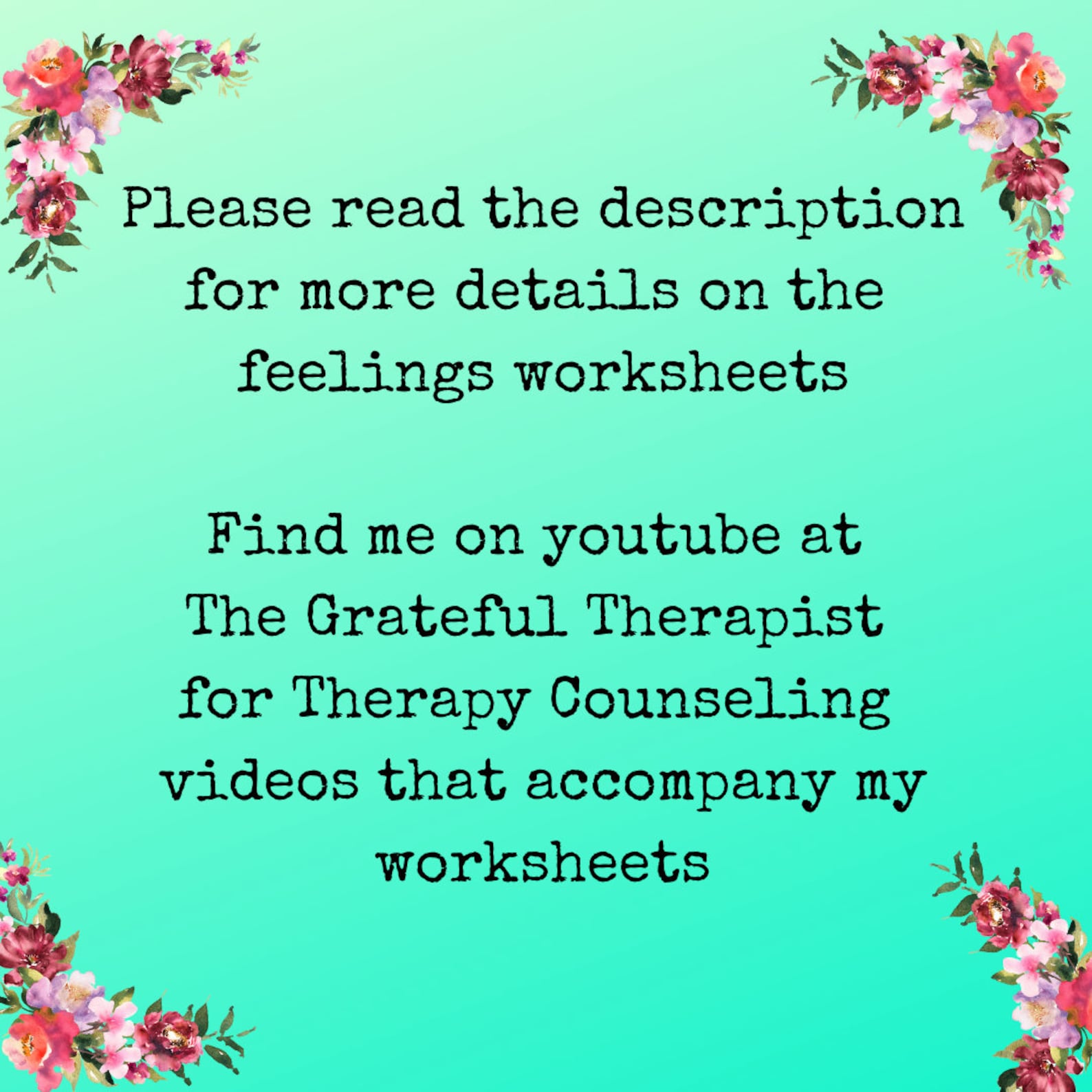 Therapy Counseling FEELINGS WORKSHEETS For Little Kids Child Etsy