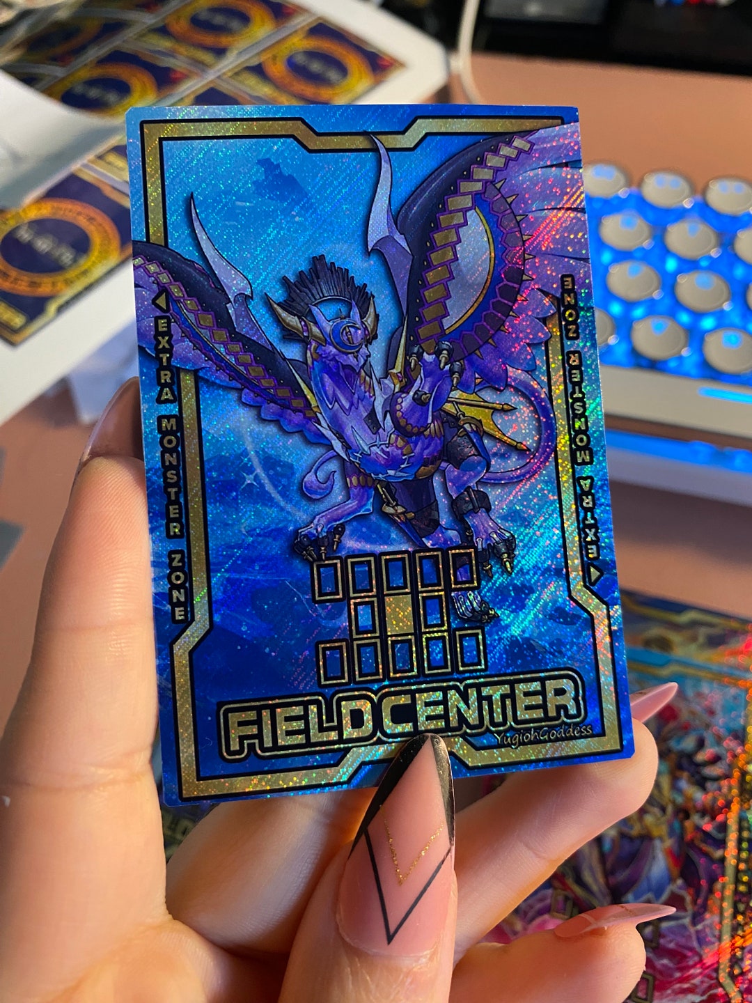 Custom Knightmare Gryphon Field Center Card - Etsy